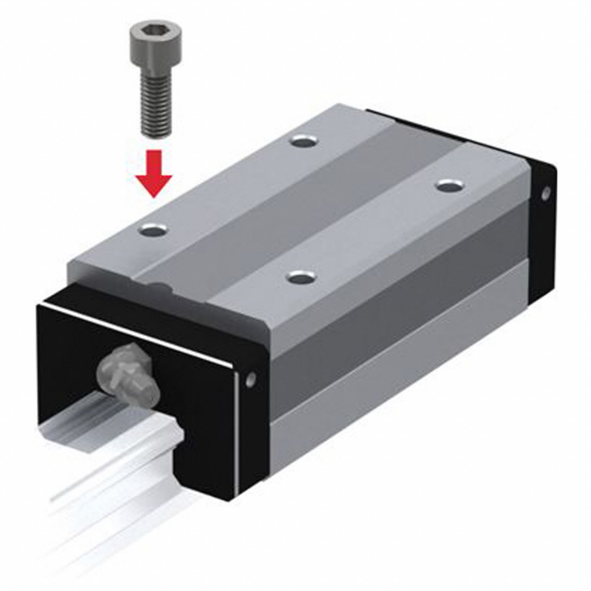 THK, For 28 mm Rail Wd, Ball, Linear Guide Carriage - 800Y24|SHS30LR1SS ...