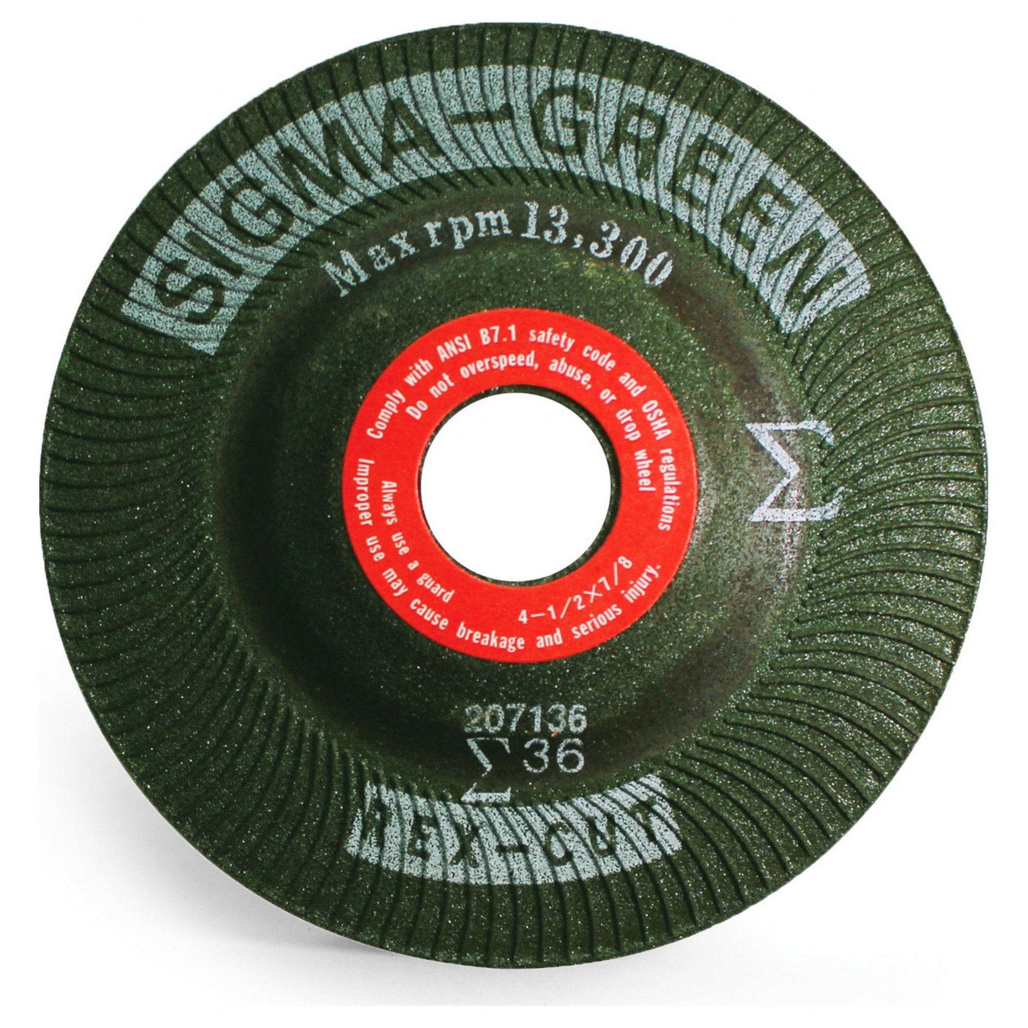 REX CUT, Grinding Wheel,4-1/2 x 7/8",36 Grit - 65HM77|730000 - Grainger