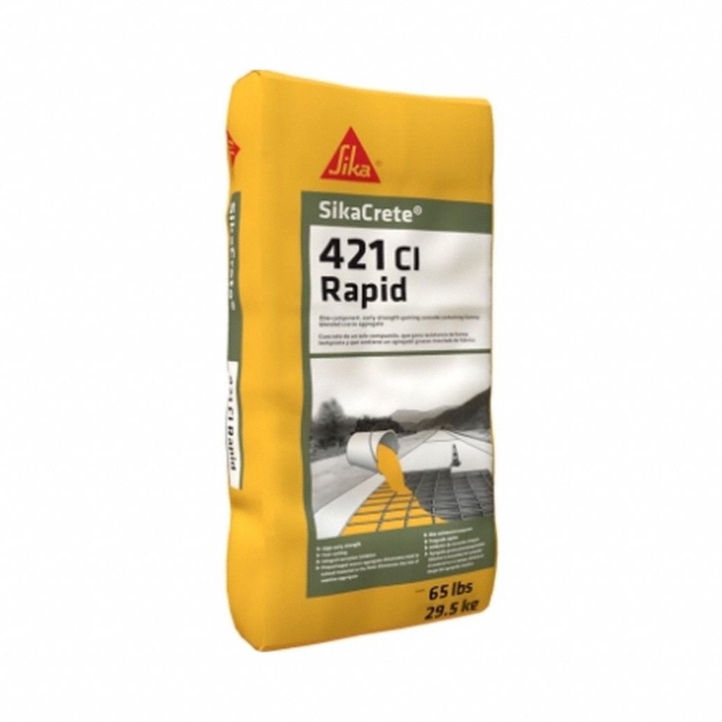 SIKA, Sikacrete 421CI Rapid, 65 lb Container Size, Concrete Mix ...