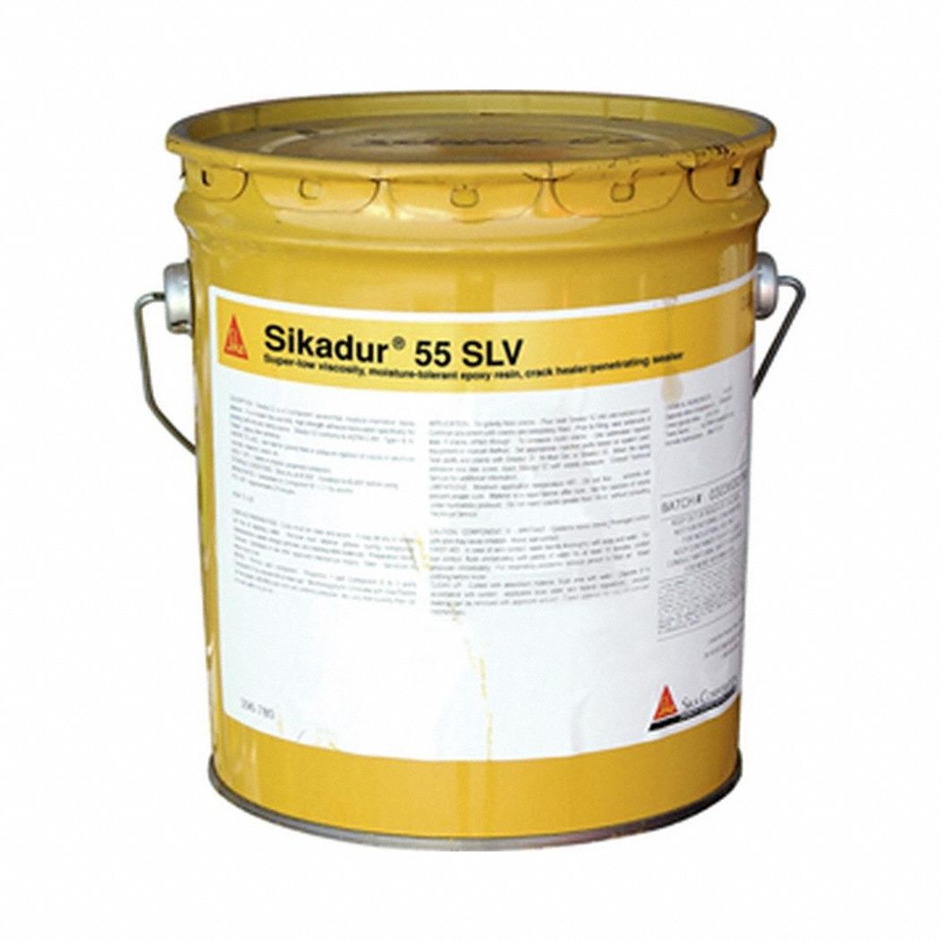 SIKA, Sikadur 55 SLV, Amber/Clear, Two-Component Crack Filler - 887KJ9 ...