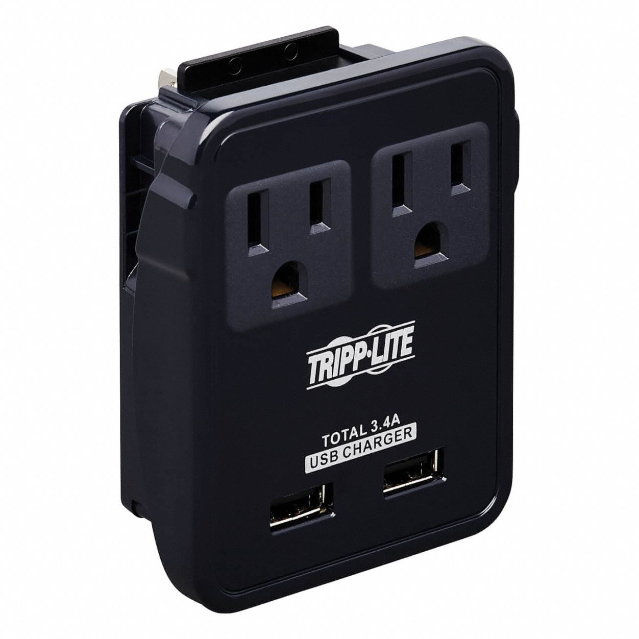 TRIPP LITE, 2 Outlets, NEMA 5-15R, Surge Protector - 816TG0|SK2UTRAVAM ...