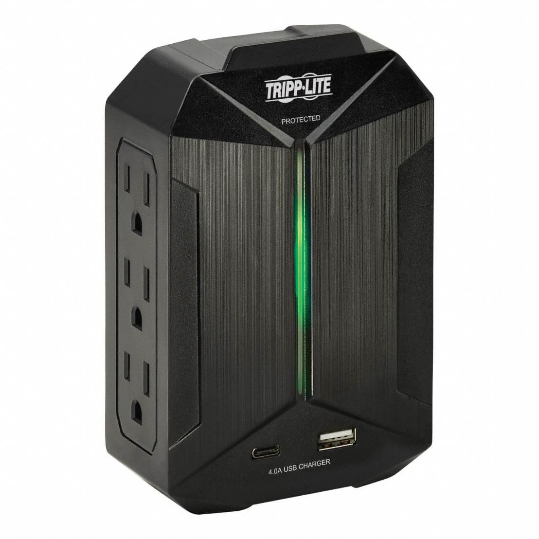 TRIPP LITE, 6 Outlets, NEMA 5-15R, Surge Protector - 816TH9|SK62USBC ...