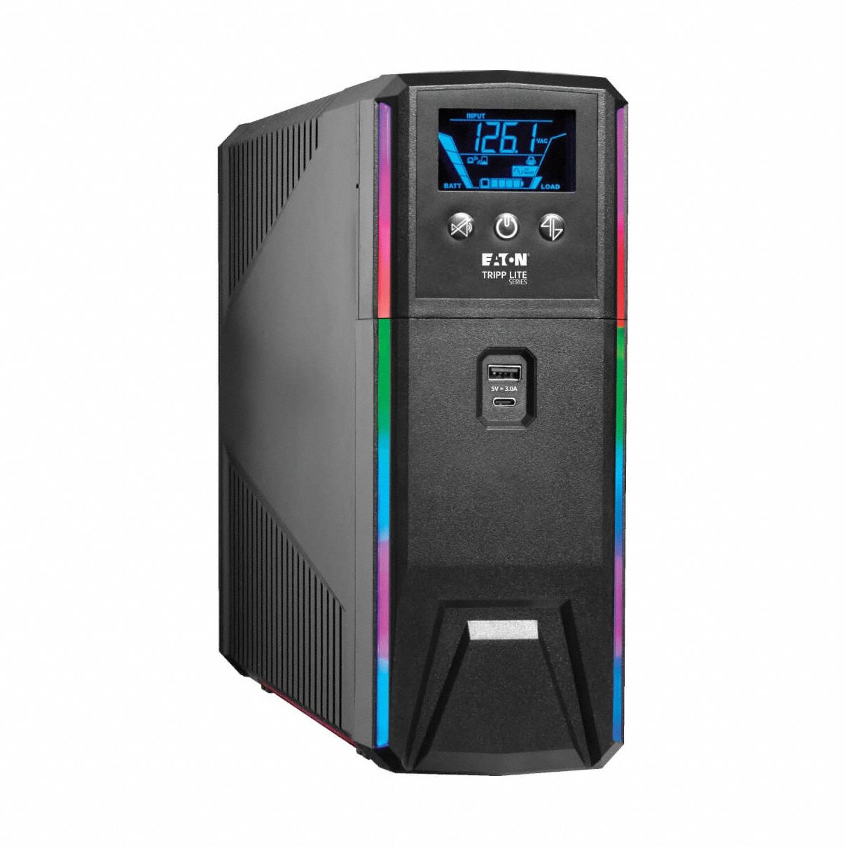 EATON TRIPP LITE, Single Phase, 1,500 VA Power Rating, UPS - 907EW3|SMART1500PSGLCD - Grainger