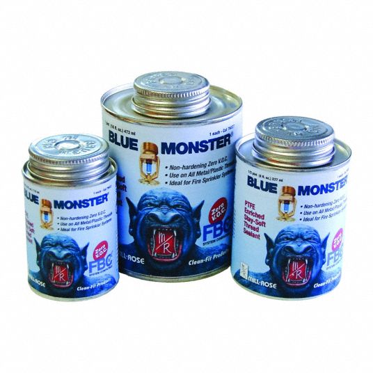 BLUE MONSTER, Stay-Soft, 8 fl oz, Pipe Thread Sealant - 852RK3|76025 ...