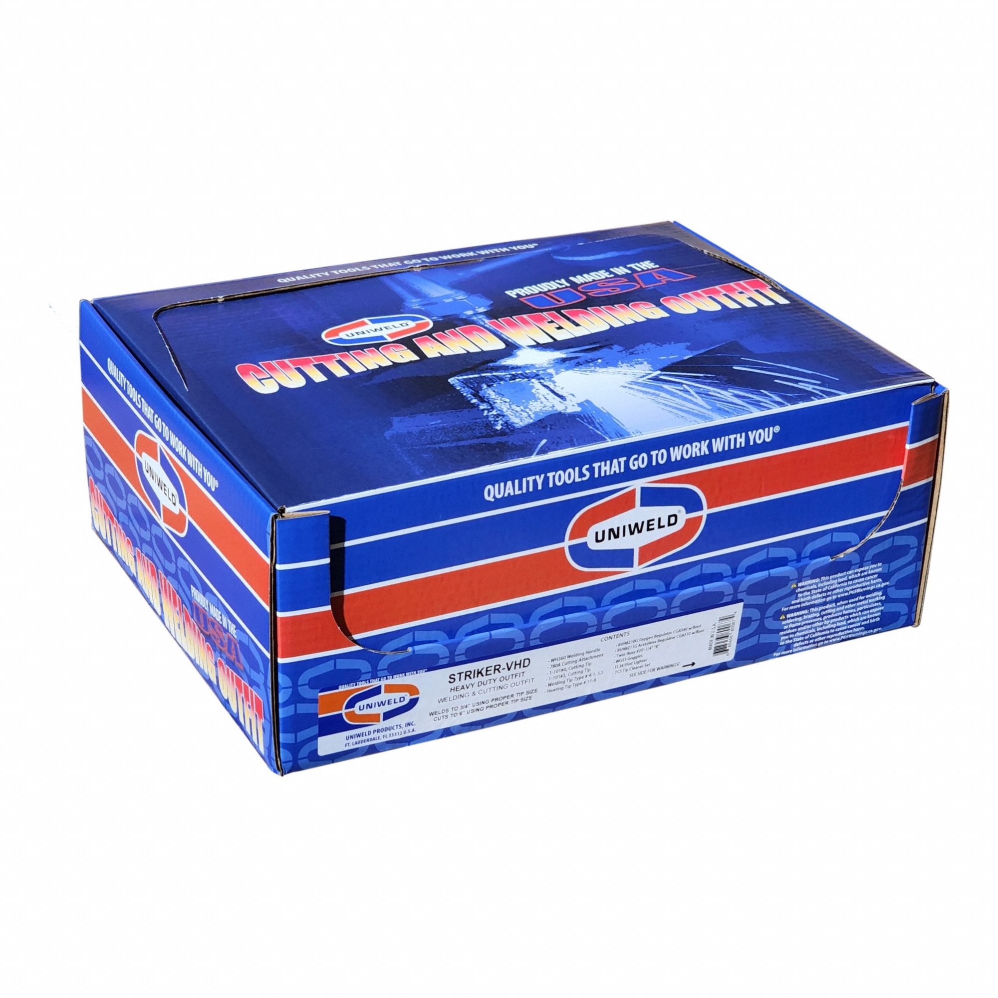 UNIWELD, Acetylene, CGA510, V-Style HD Roughneck Outfit - 856MH3 ...