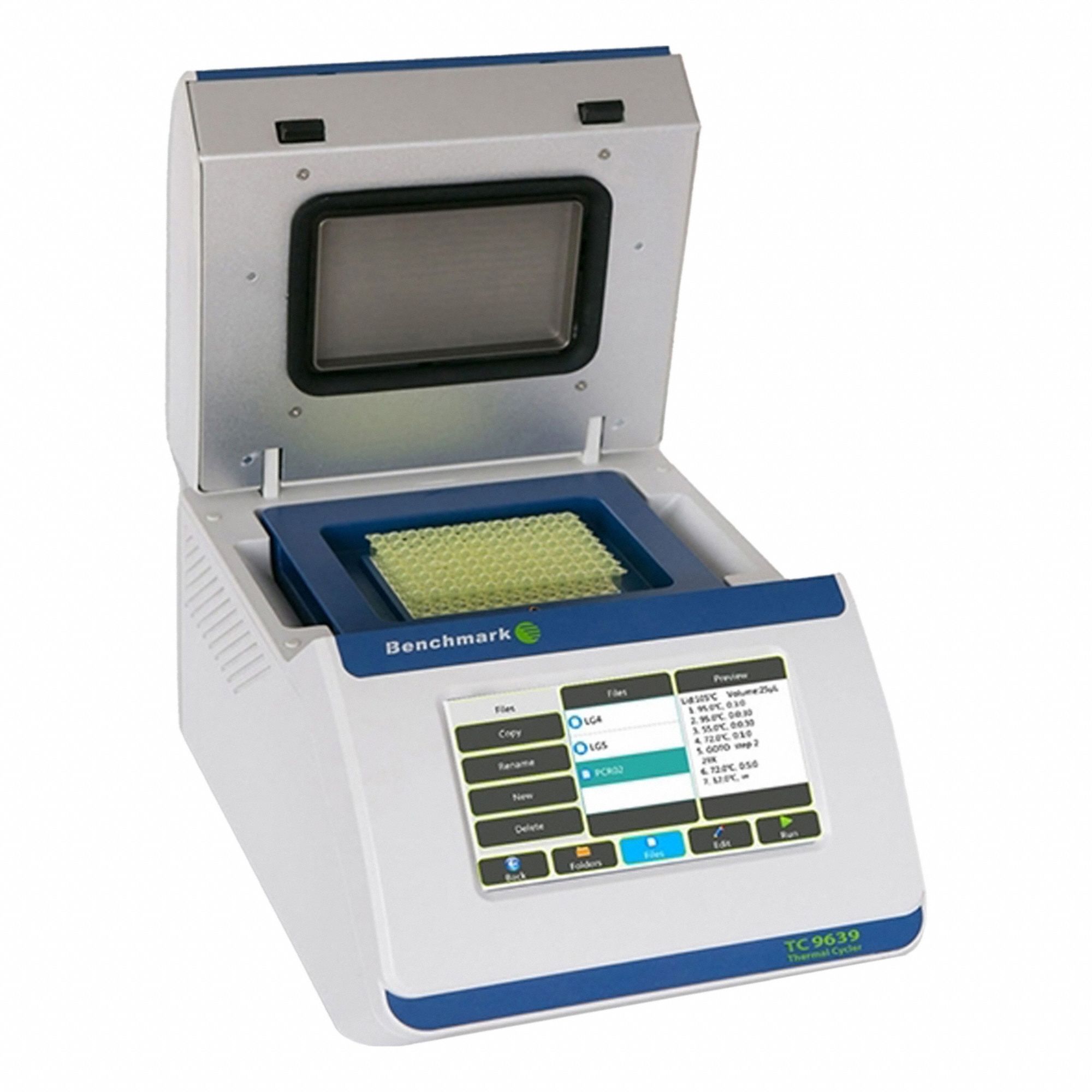 BENCHMARK SCIENTIFIC, 100°C Max Temp Setting, 12 PCR Strip Capacity ...