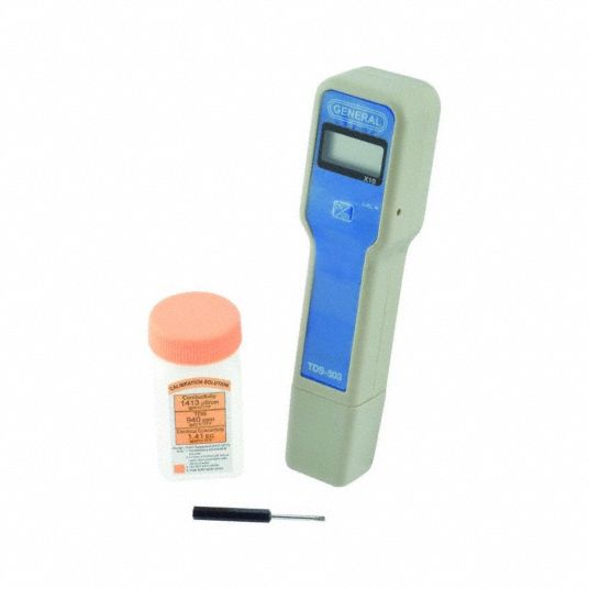 GENERAL, 9,990 ppm TDS Range - Max, 10 mg/L TDS Resolution, TDS Meter ...