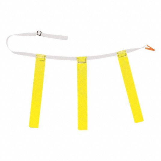 CHAMPION SPORTS, Yellow, 31 in For Waist Size - Max, Flag Football Kit ...