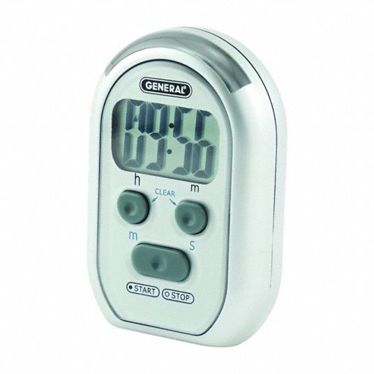 GENERAL, 1 1/4 in x 3 in x 2 in, 1 1/4 in Overall Dp, Digital Timer ...