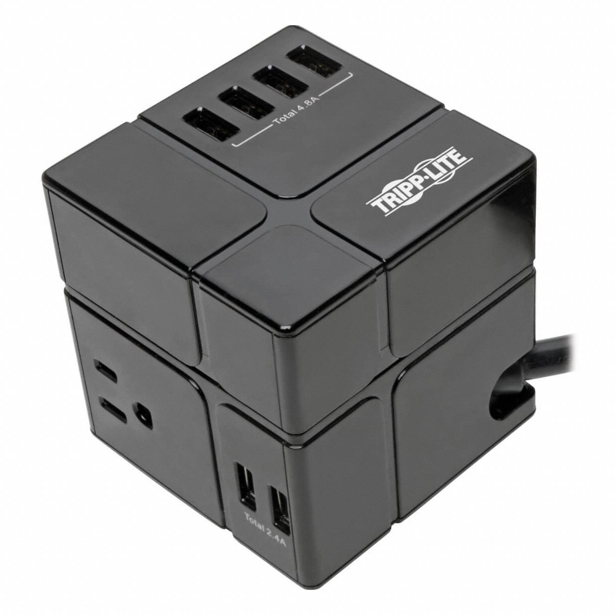 TRIPP LITE, 3 Outlets, NEMA 5-15R, Surge Protector - 816TG2 ...