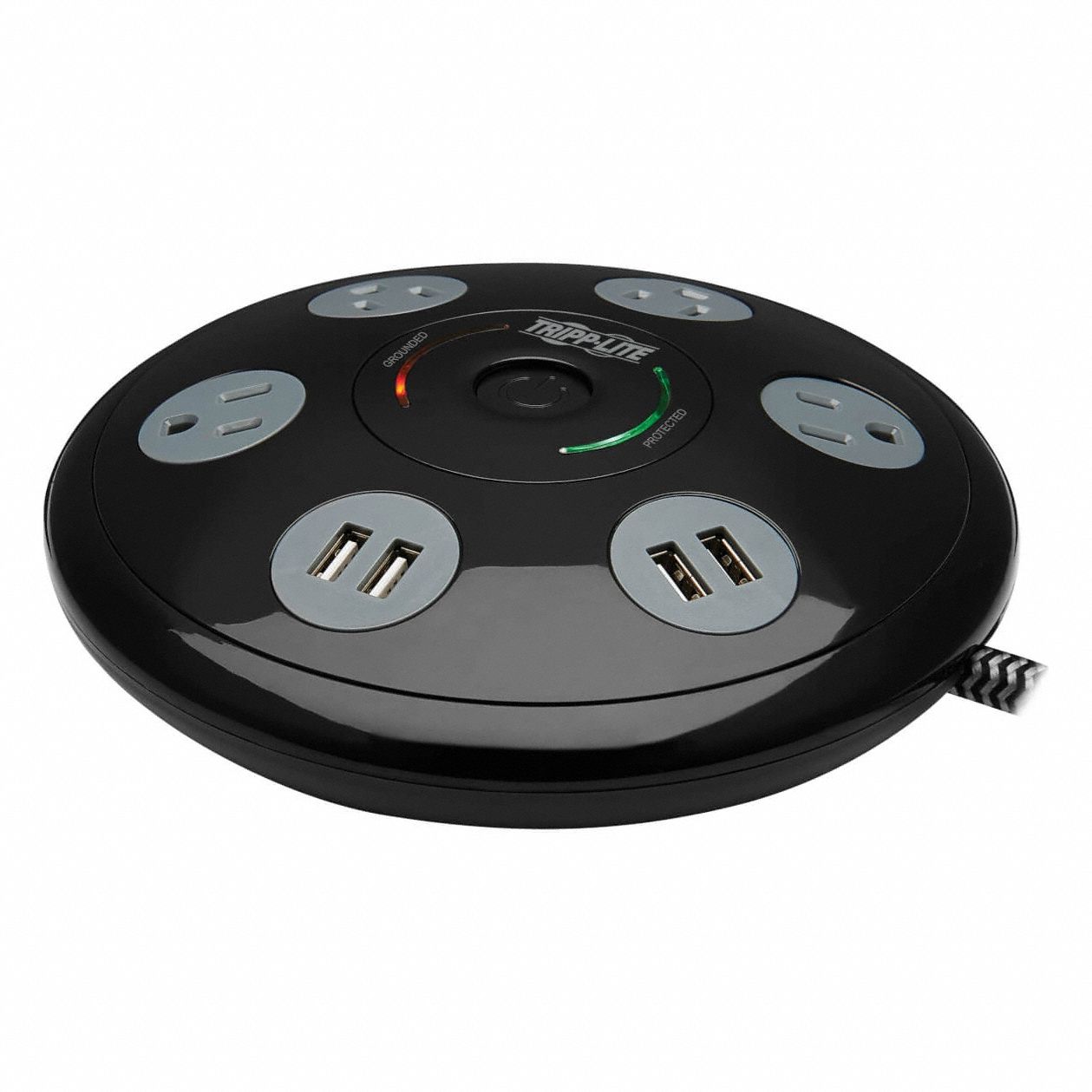 TRIPP LITE, 4 Outlets, NEMA 5-15R, Surge Protector - 816TF3 ...