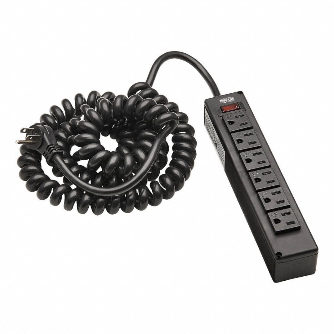TRIPP LITE, 6 Outlets, NEMA 5-15R, Surge Protector - 816TJ2 ...