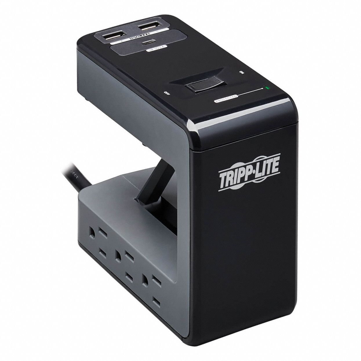 TRIPP LITE, 6 Outlets, NEMA 5-15R, Surge Protector - 816TF1|TLP648UCBAM ...