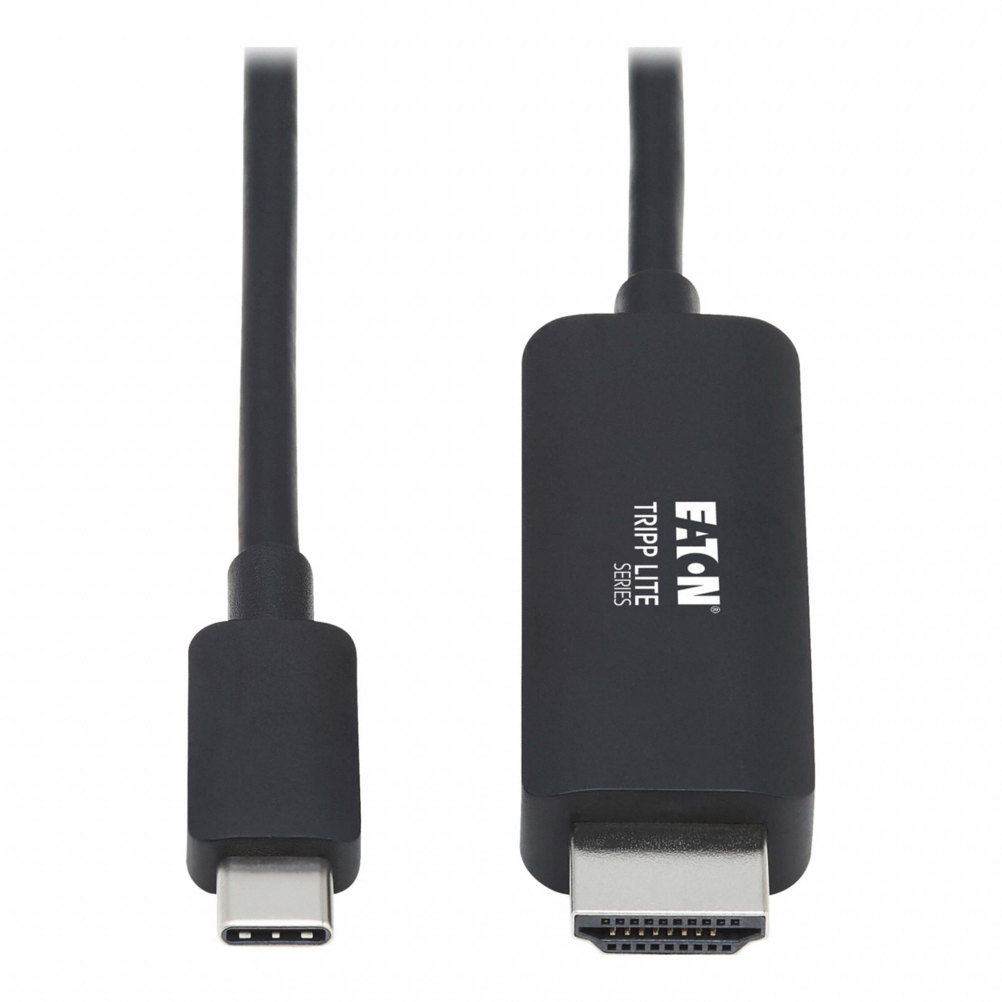 EATON TRIPP LITE, USB C Male to HDMI Male Connection, 3 ft Cable Lg ...