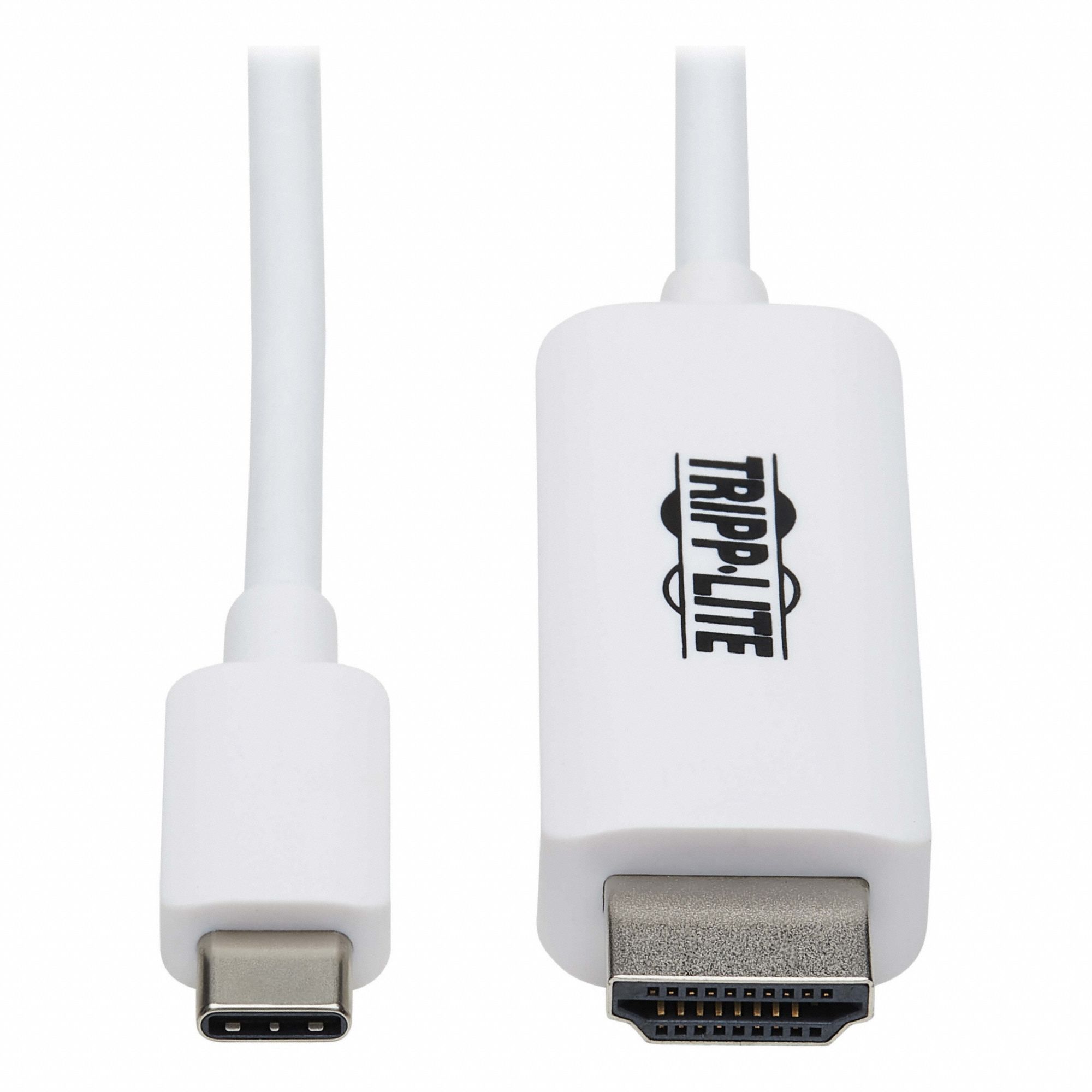 EATON TRIPP LITE, USB C Male to HDMI Male Connection, 3 ft Cable Lg, Cable - 887MW6|U444-003-HWE ...