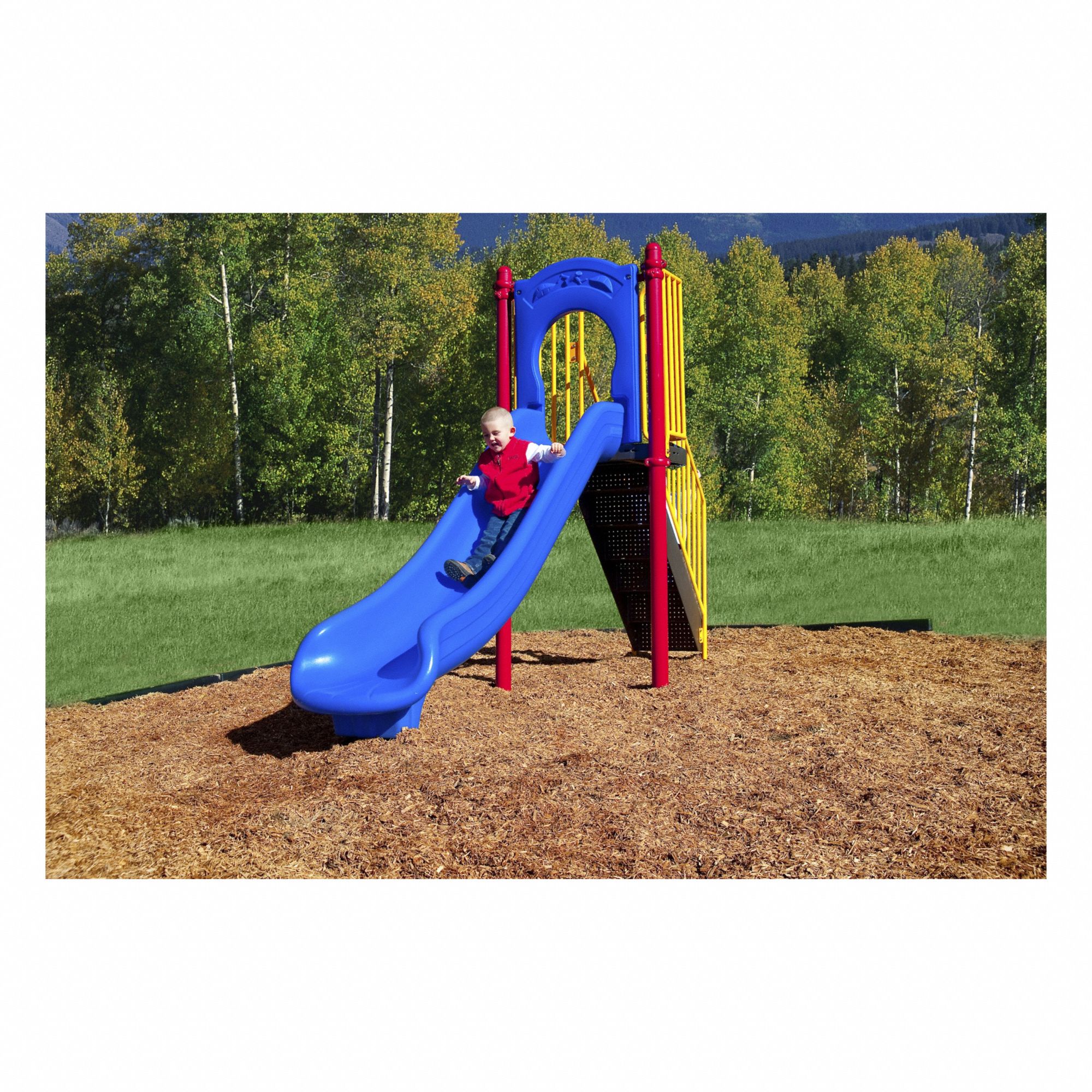 ULTRAPLAY, In-Ground Kit, 24 ft Installation Zone Lg, Slide - 817KL5 ...