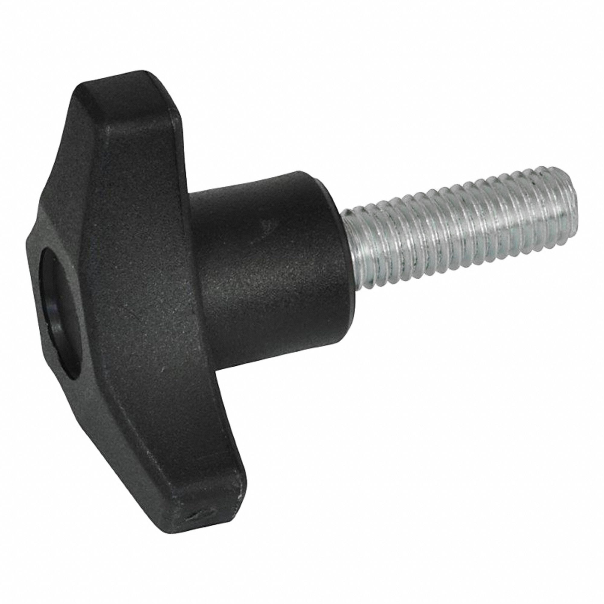 JW WINCO, 3 Point, Plastic w/ Steel Thread, 3-Lobed Hand Knobs - 822XY1 ...