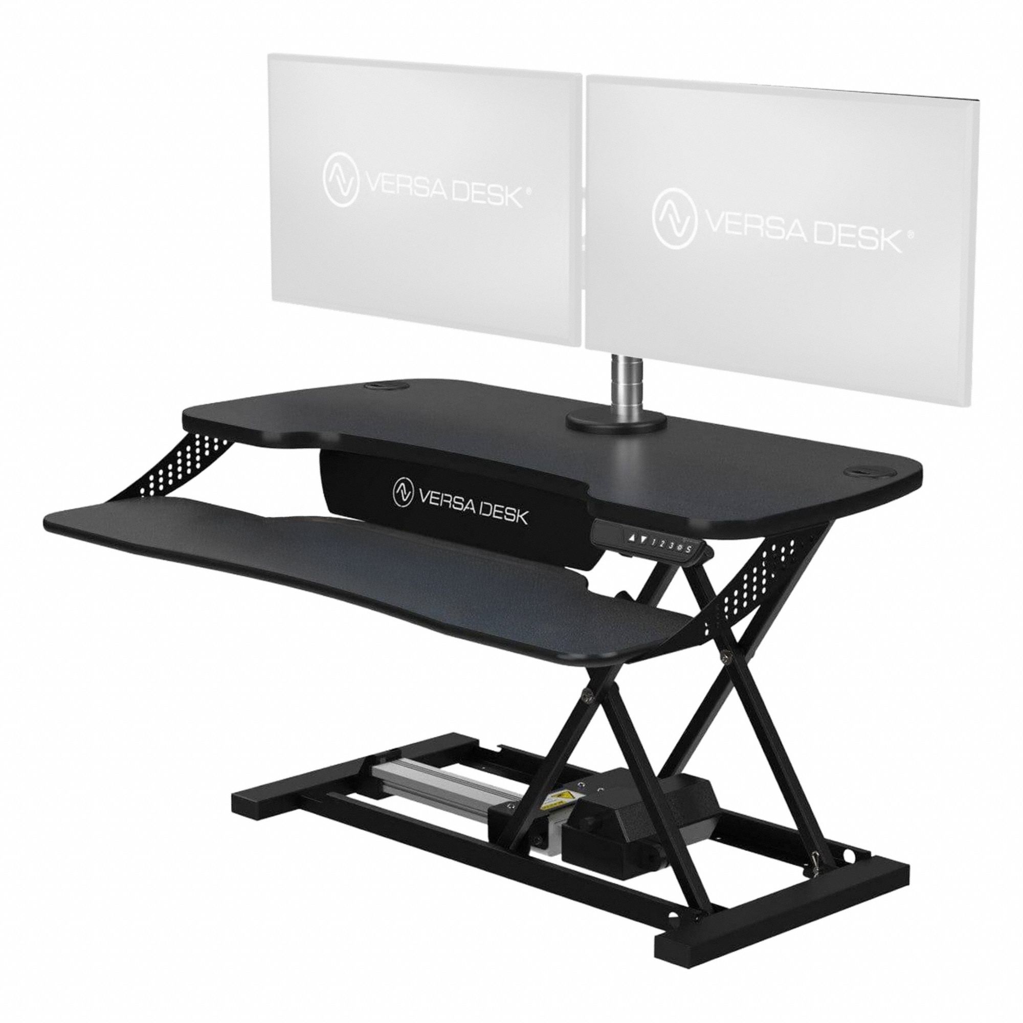 VERSADESK, Electronic, Black, Standing Desk - 875LP7|VDPPE3624-BB ...