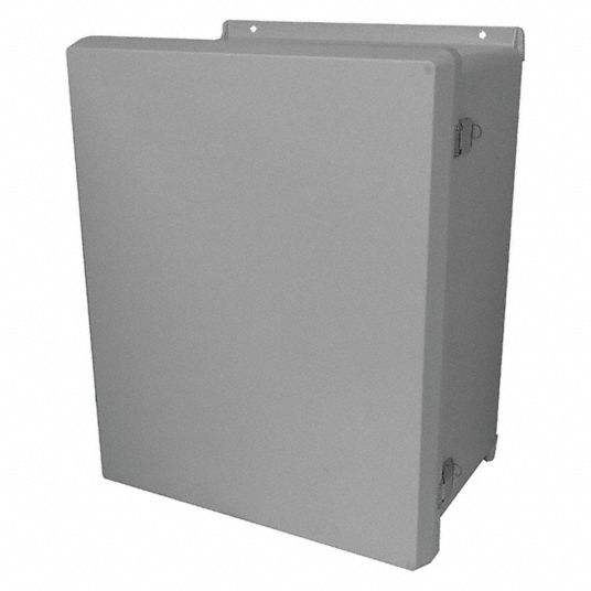 Enclosure, 11" W x 13" H x 5" D, Lt Gray - Grainger