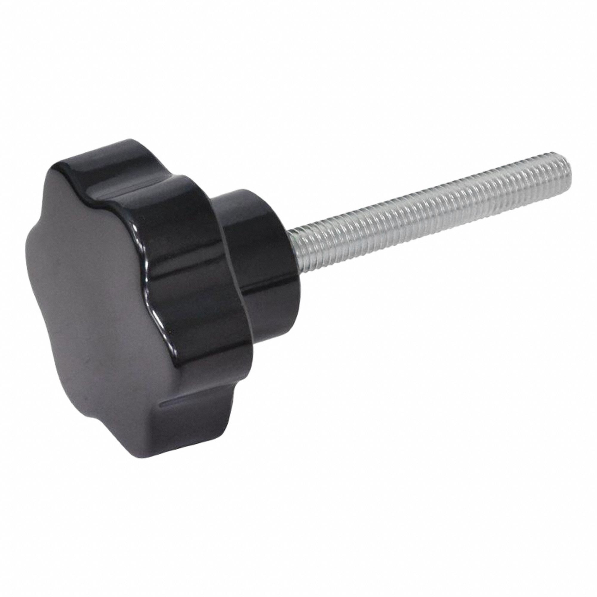 JW WINCO, 6 Point, Plastic w/ Steel Thread, Hand Knobs; Six-Lobed Knobs ...
