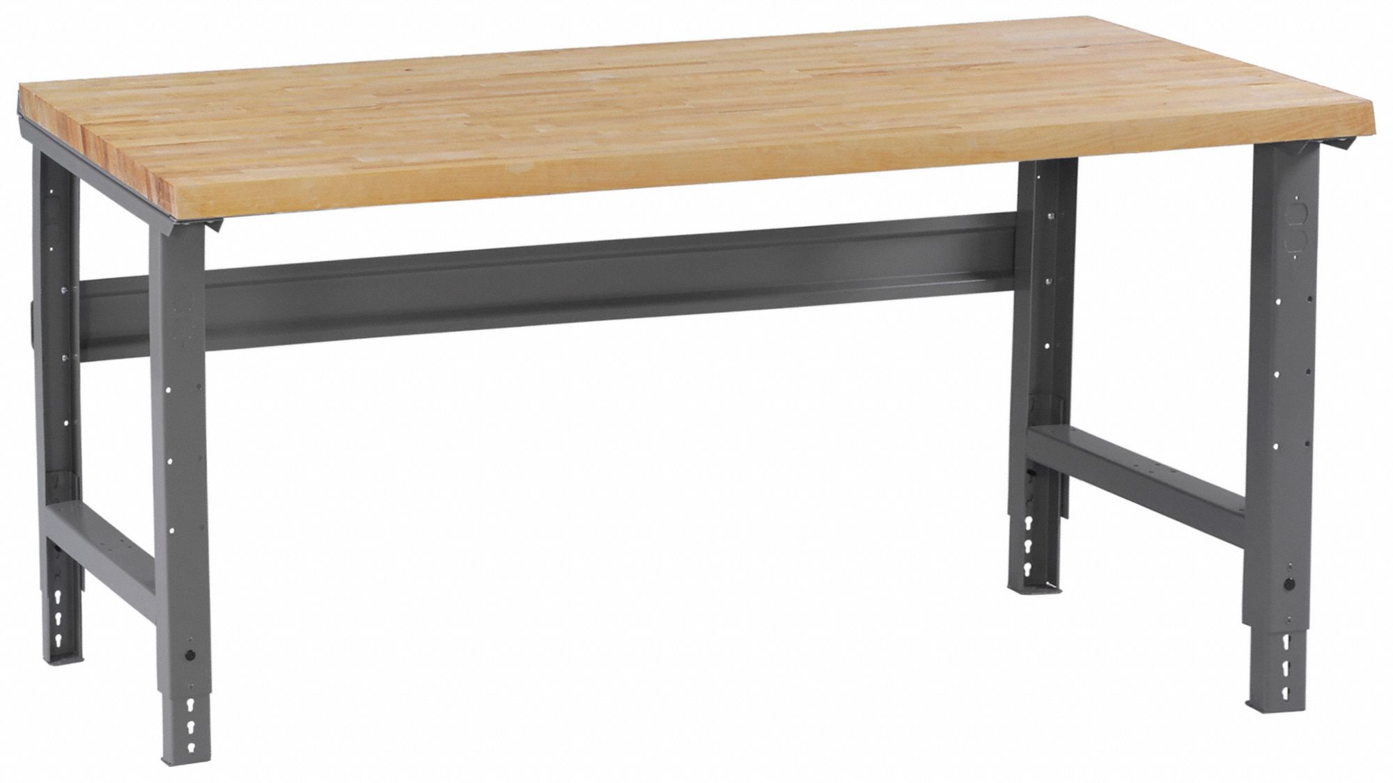 TENNSCO, Adj Ht, Laminated Hardwood Butcher Block, Workbench - 1PA85 ...