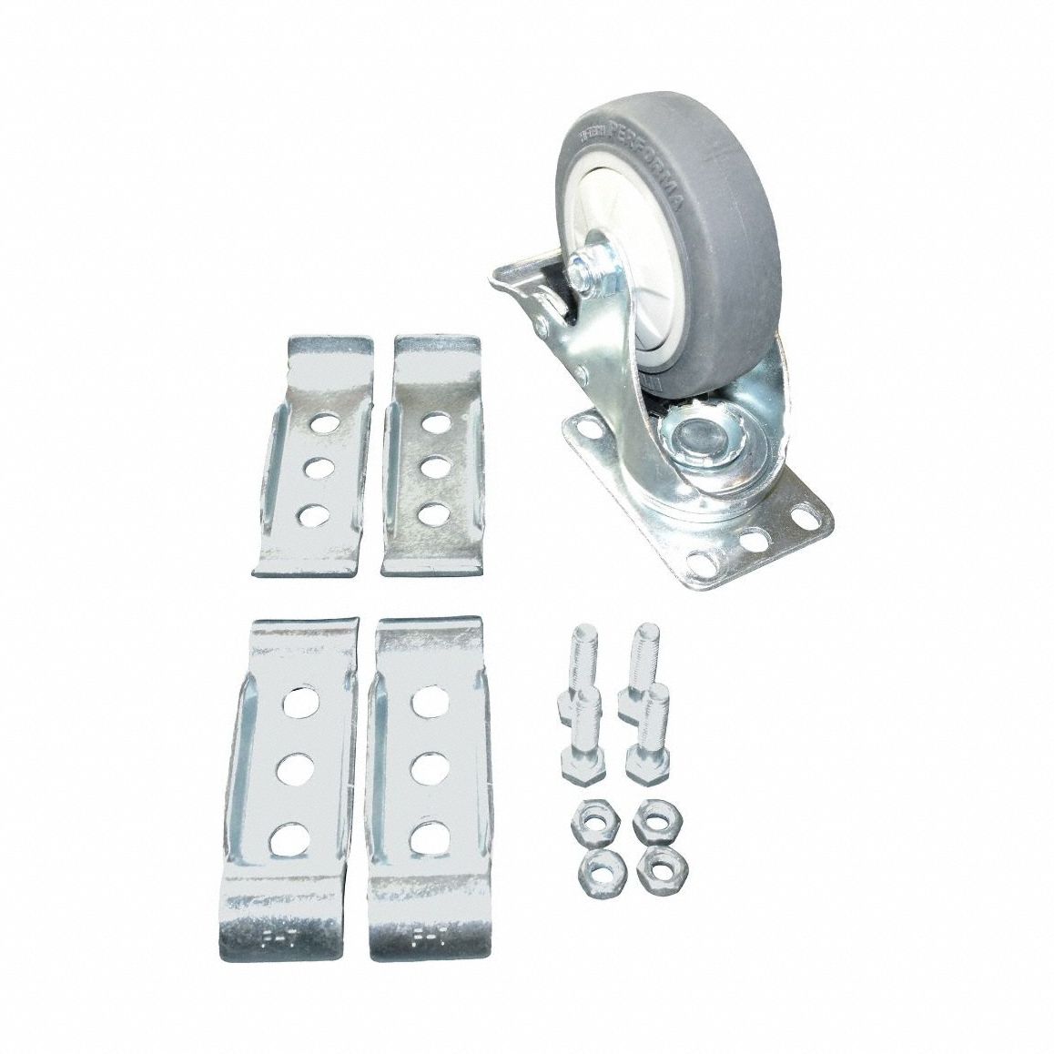 Caster Kit - 842VP8|W-4PSB-KIT - Grainger