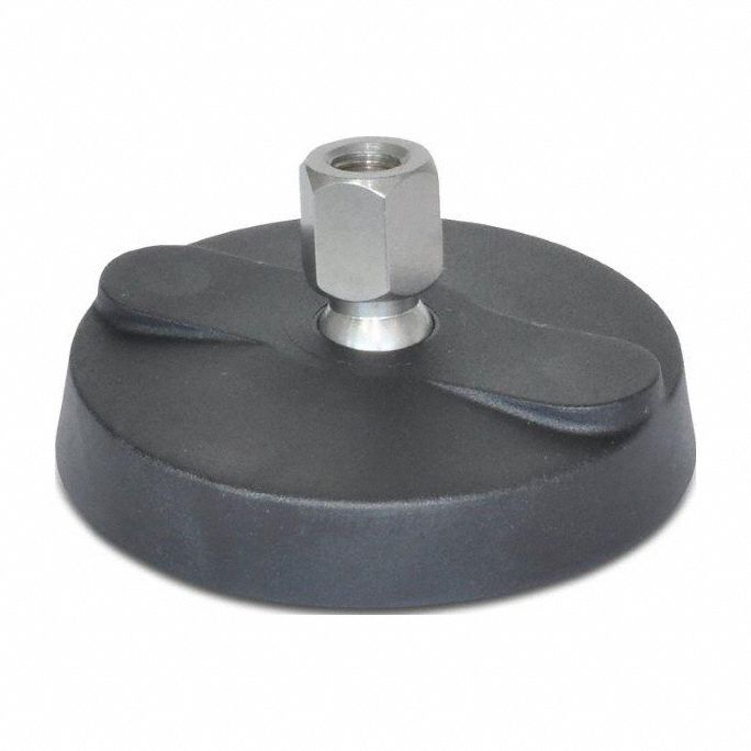 JW WINCO, Swivel Boltless, Glass Filled Nylon, Female-End Leveling ...