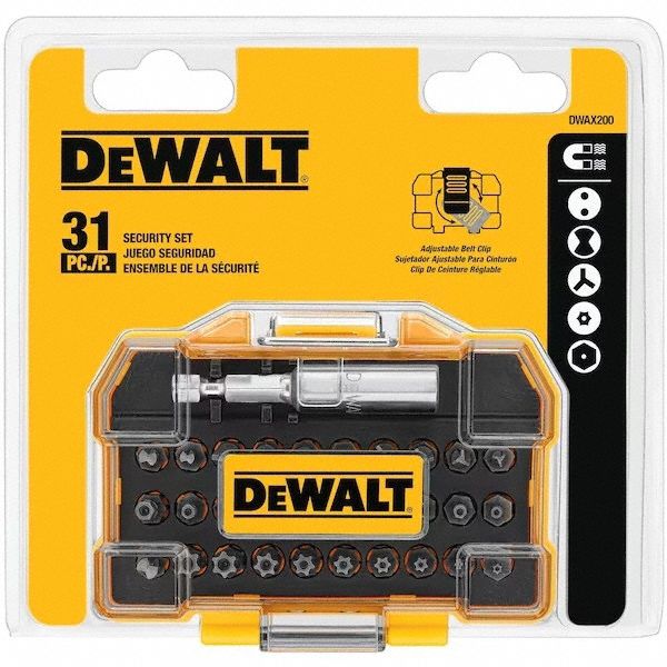 DEWALT, Bit Holders/Screwdriver Bits, Not Impact Rated, Driver Bit Set ...