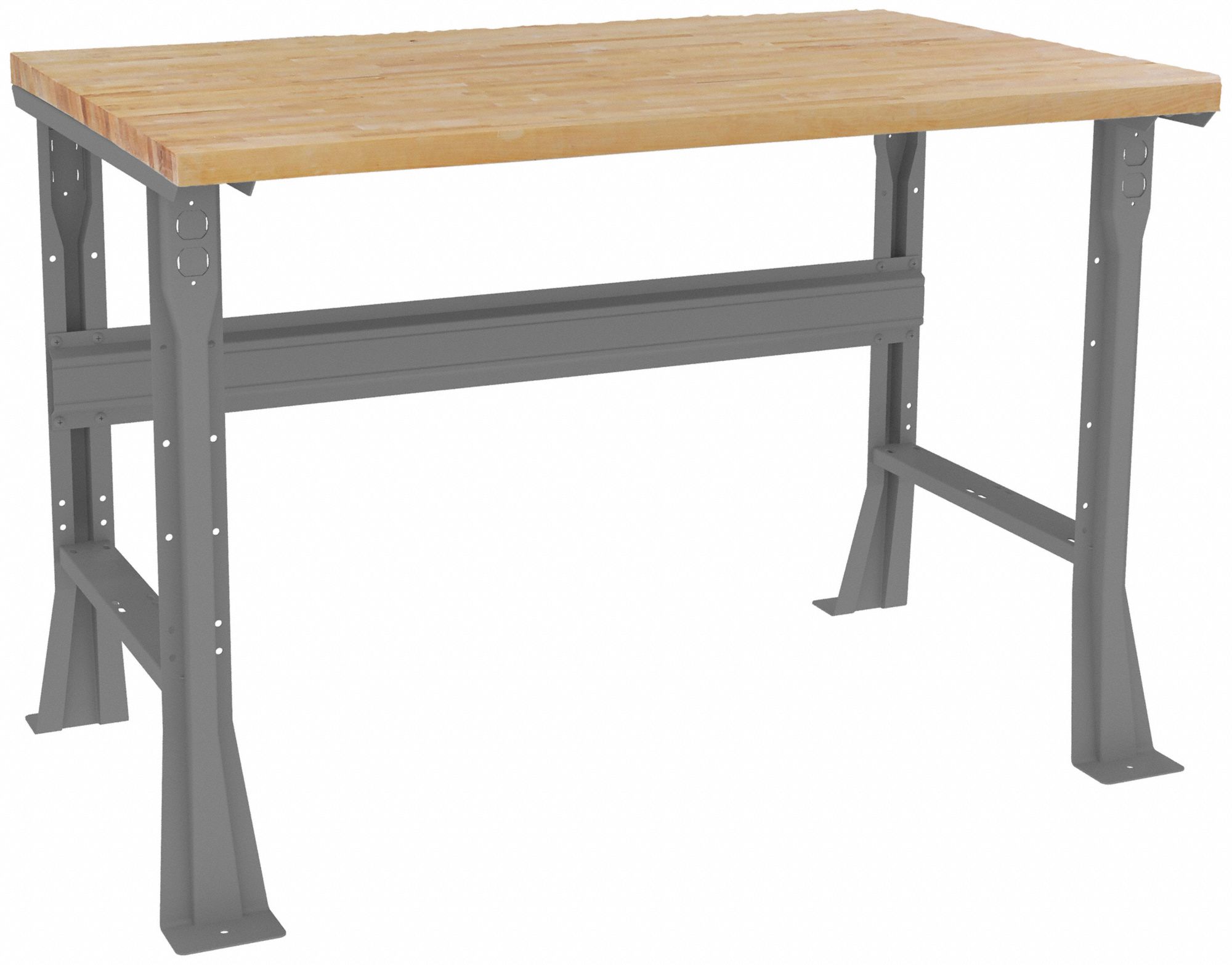 TENNSCO, Fixed Ht, Laminated Hardwood Butcher Block, Workbench - 4TKN3 ...