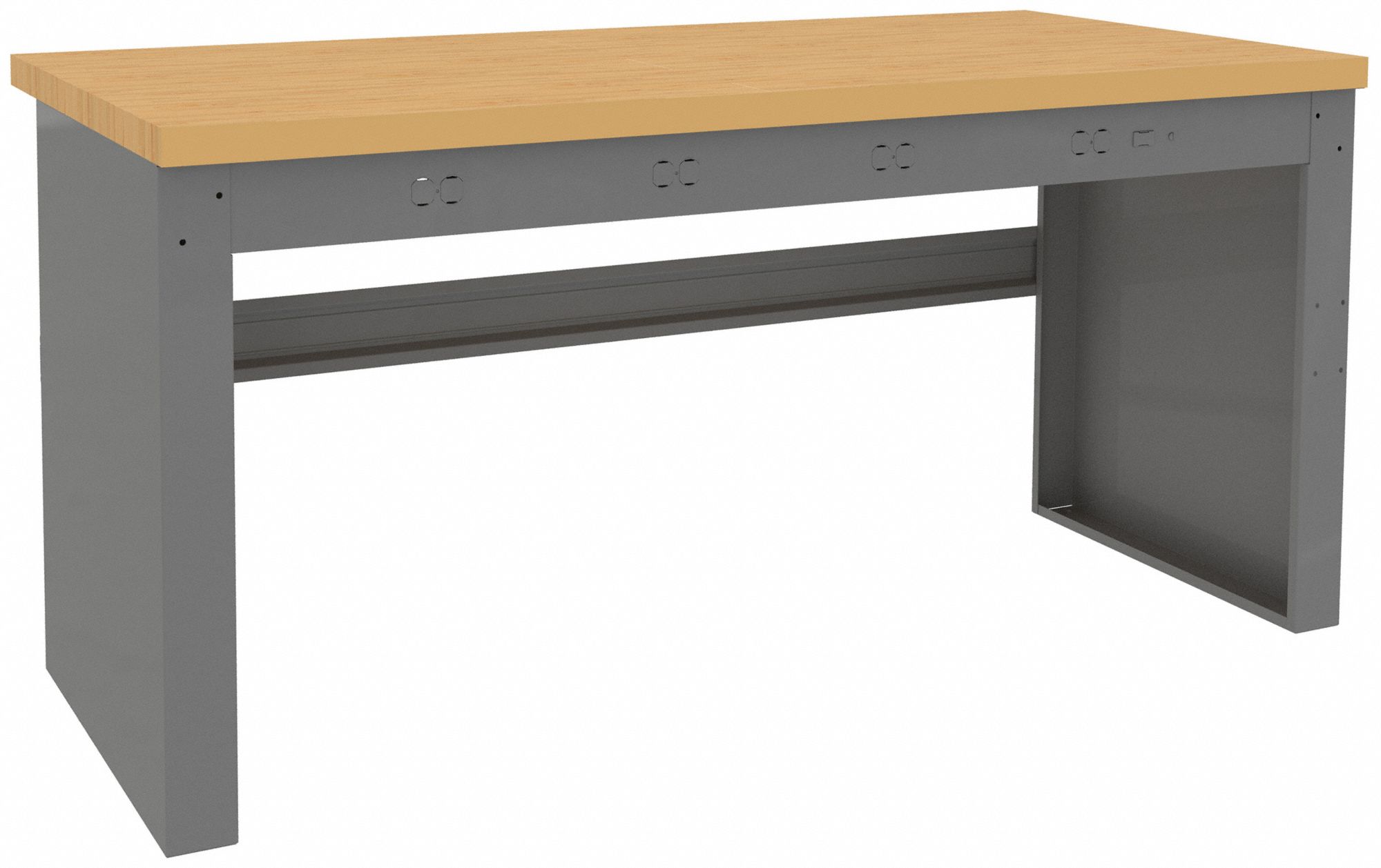 TENNSCO, Fixed Ht, Laminated Hardwood Butcher Block, Workbench - 39FL34 ...